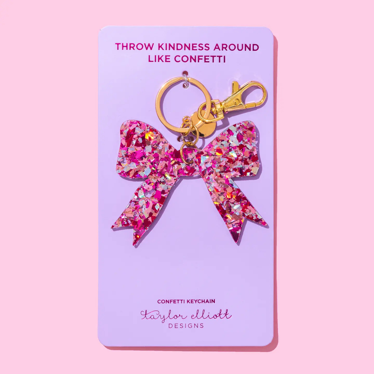 Confetti Bow Keychain – Henry Duvall