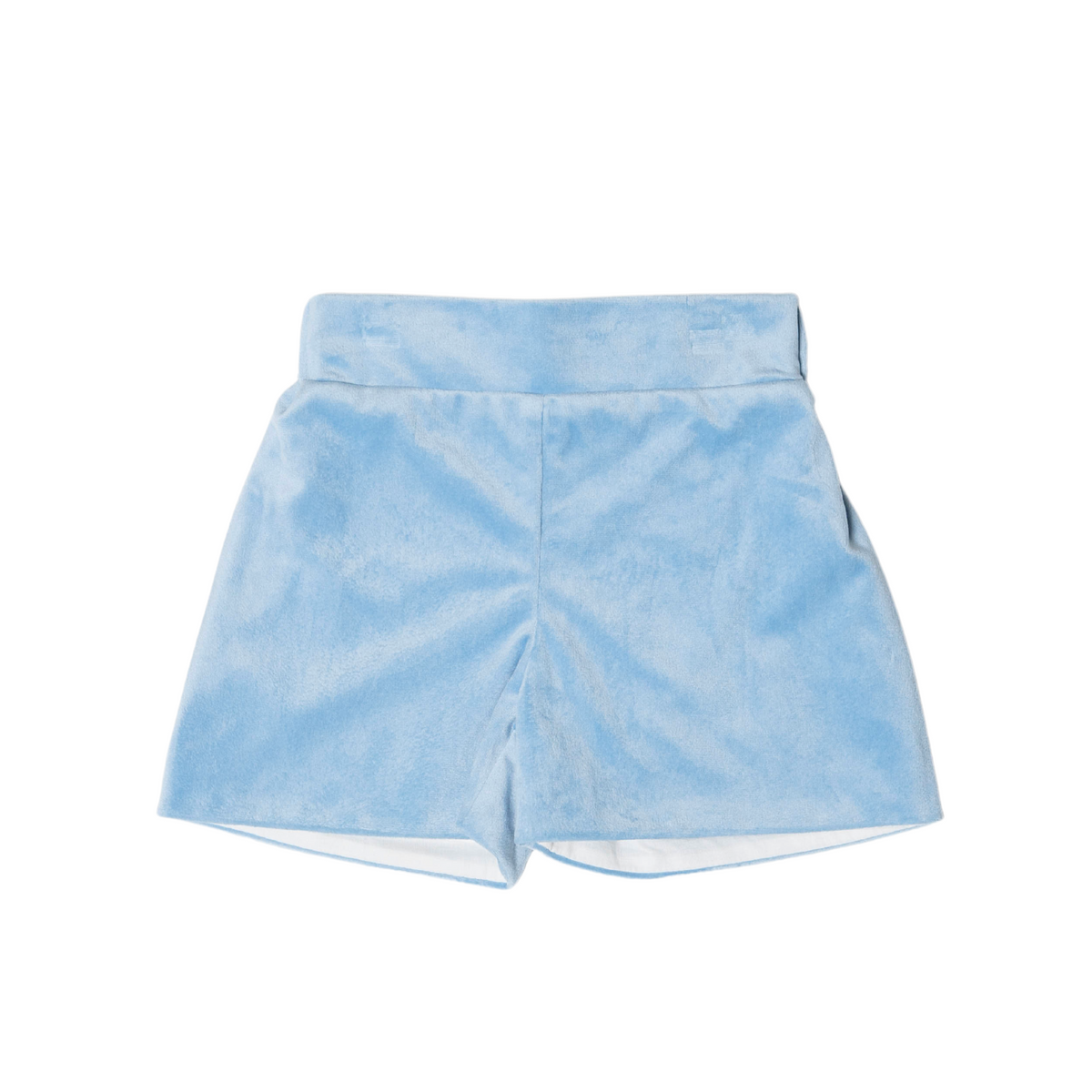 Robert Shorts in Bay Tree Blue Velvet – Henry Duvall