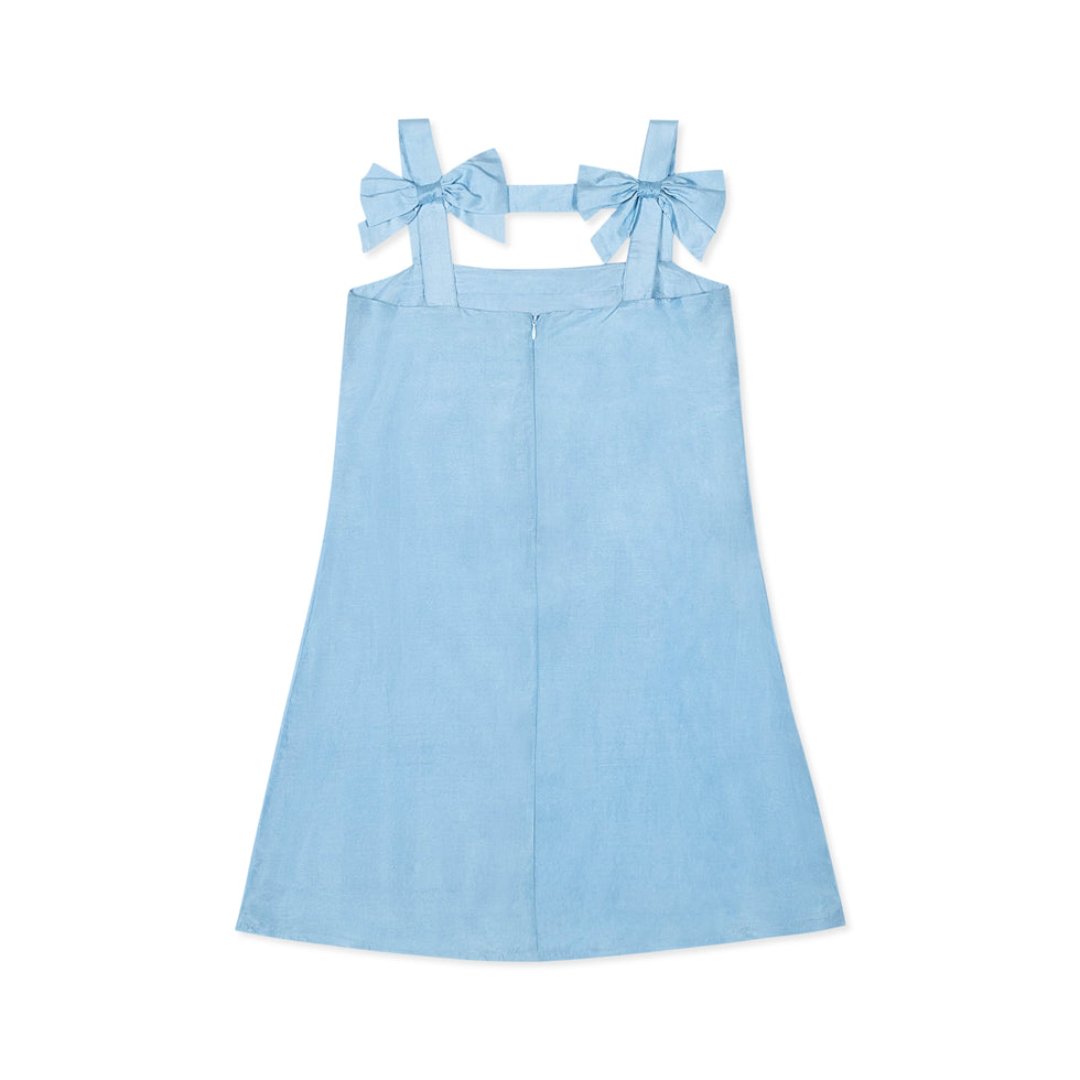 Nea Dress in Dutch Blue – Henry Duvall