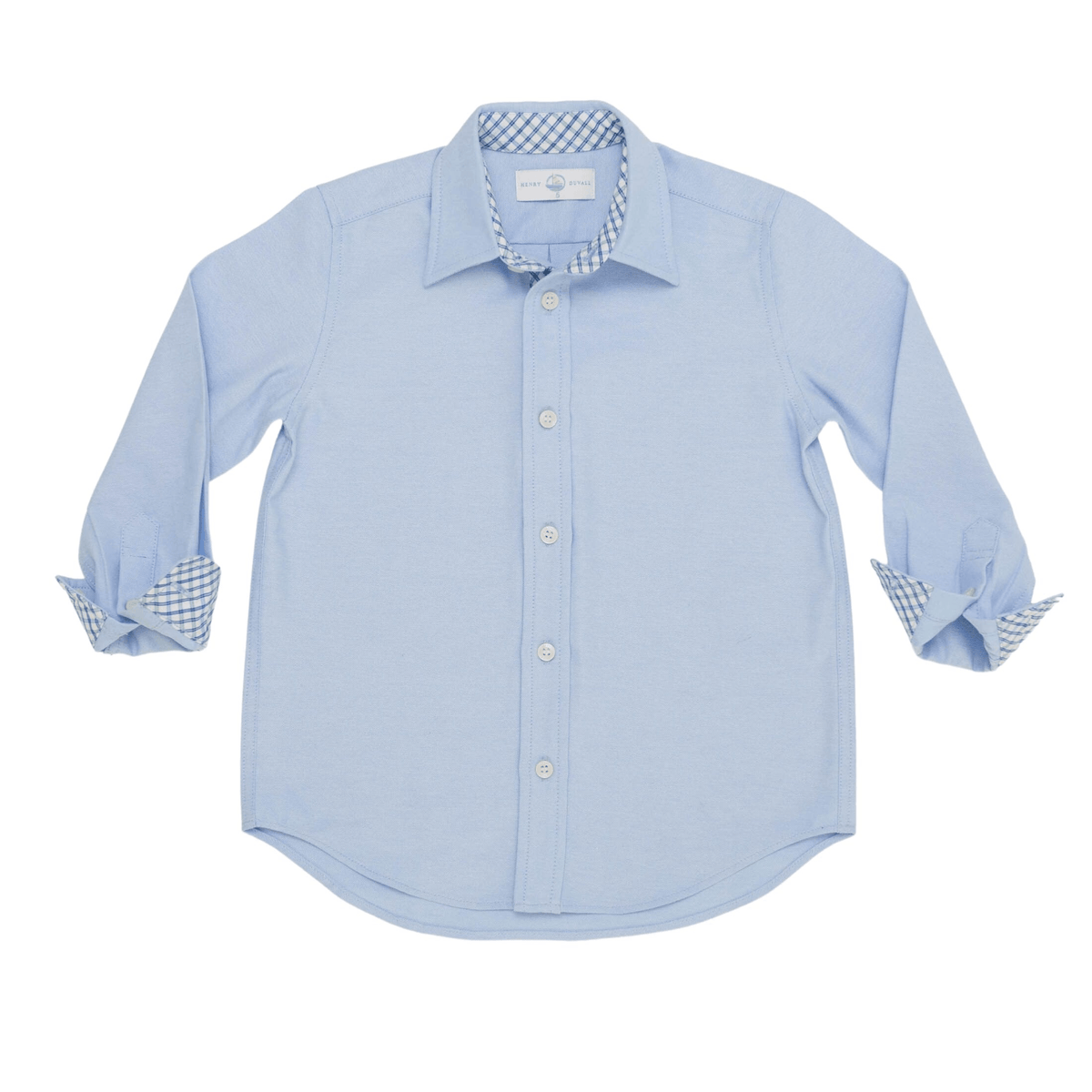 Brooks Button Down in Andover Blue with Chatham Check – Henry Duvall