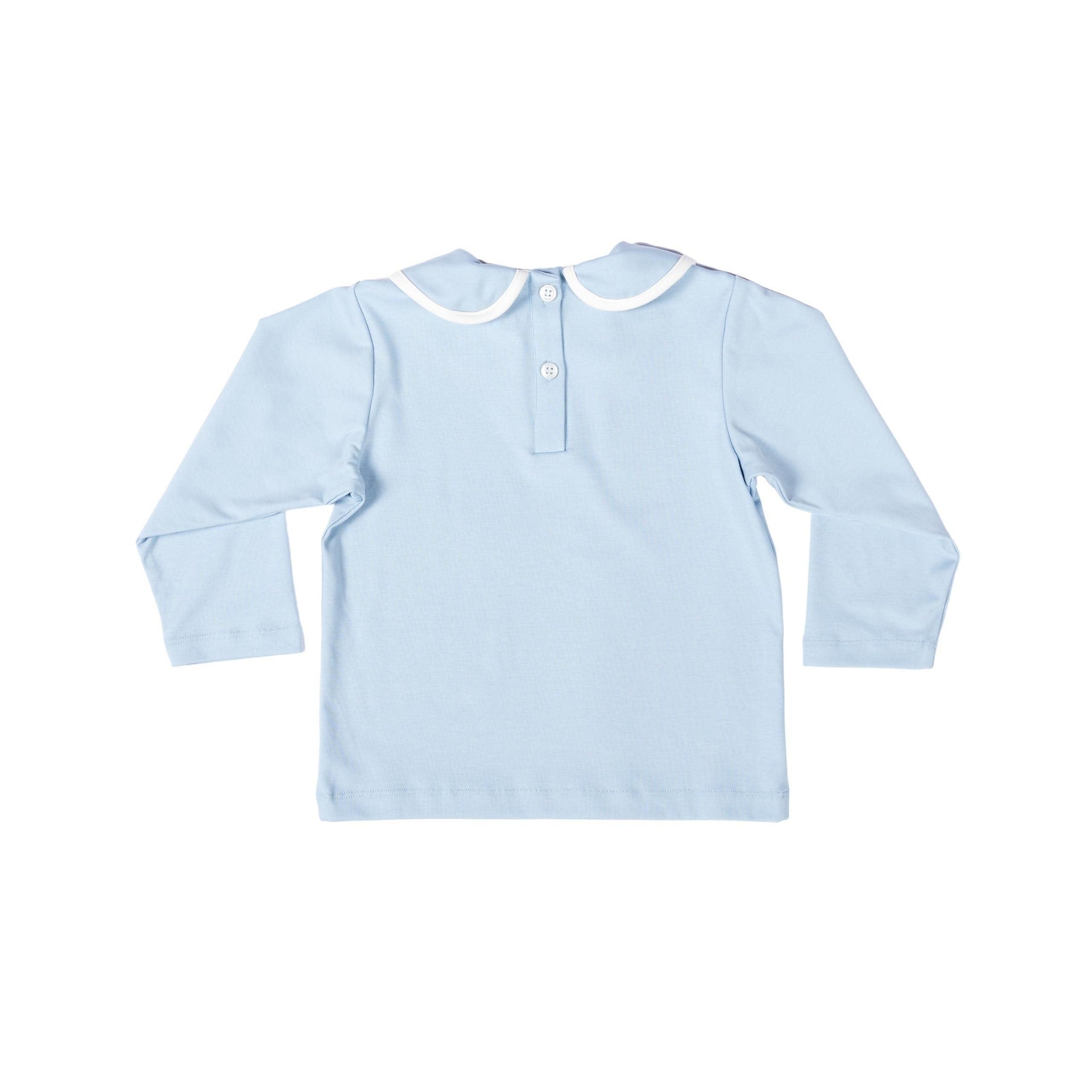 Long Sleeve Teddy Peter Pan in Bay Tree Blue – Henry Duvall